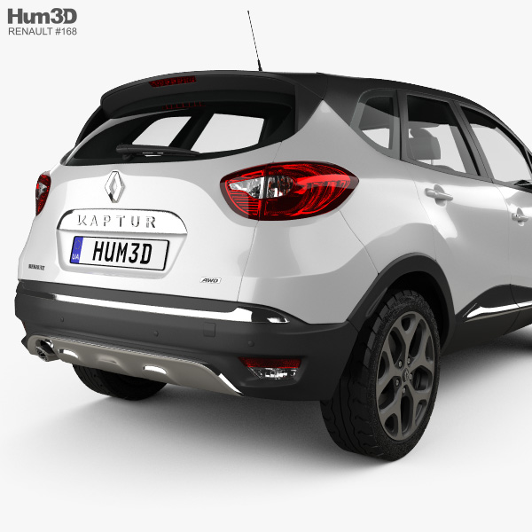 Renault Captur 2020 3D model - Download Crossover SUV on 3DModels.org
