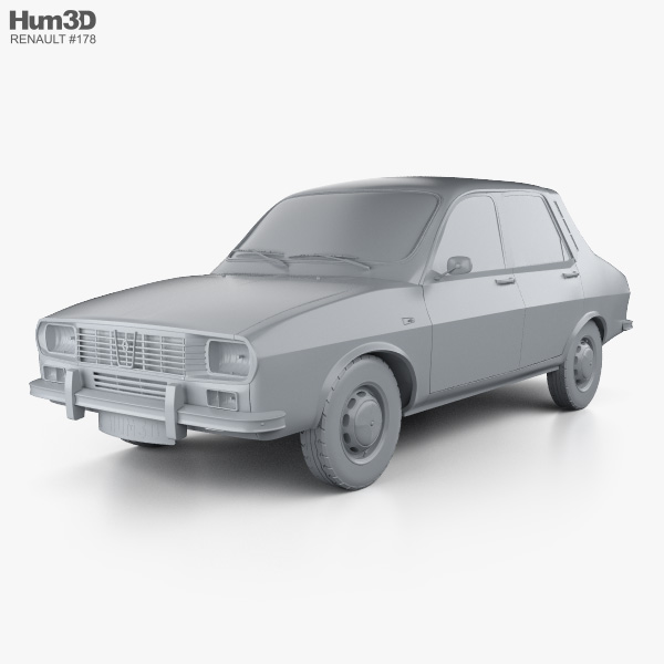 Renault 12 1969 Modelo 3D - Descargar Sedan activado 3DModels.org