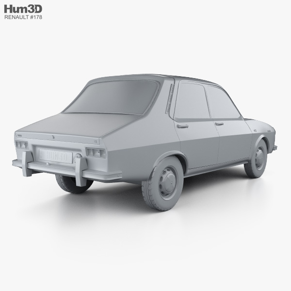 Renault 12 1969 Modelo 3D - Descargar Sedan activado 3DModels.org