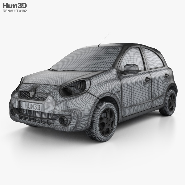 Renault Pulse 2017 Modelo 3D - Descargar Hatchback activado 3DModels.org