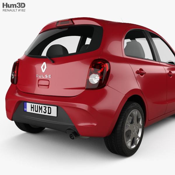 Renault Pulse 2017 Modelo 3D - Descargar Hatchback activado 3DModels.org