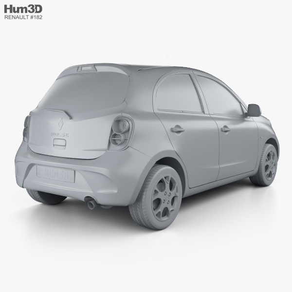 Renault Pulse 2017 3D model - Download Hatchback on 3DModels.org