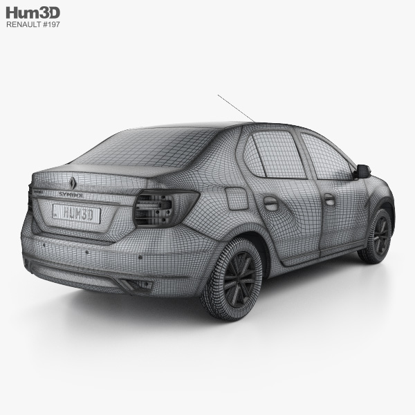 Renault Symbol 2015 3D model - Download Sedan on 3DModels.org