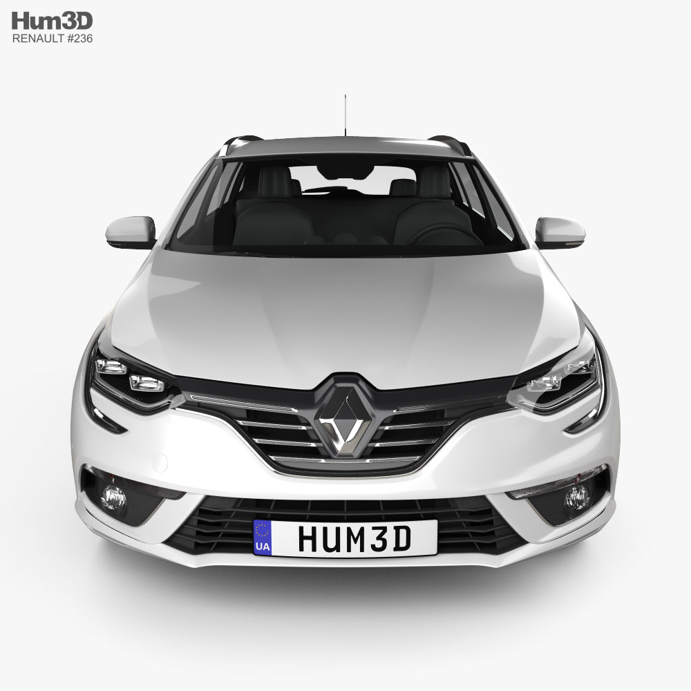 Renault Megane estate 2021 3D model - Download Wagon car on 3DModels.org