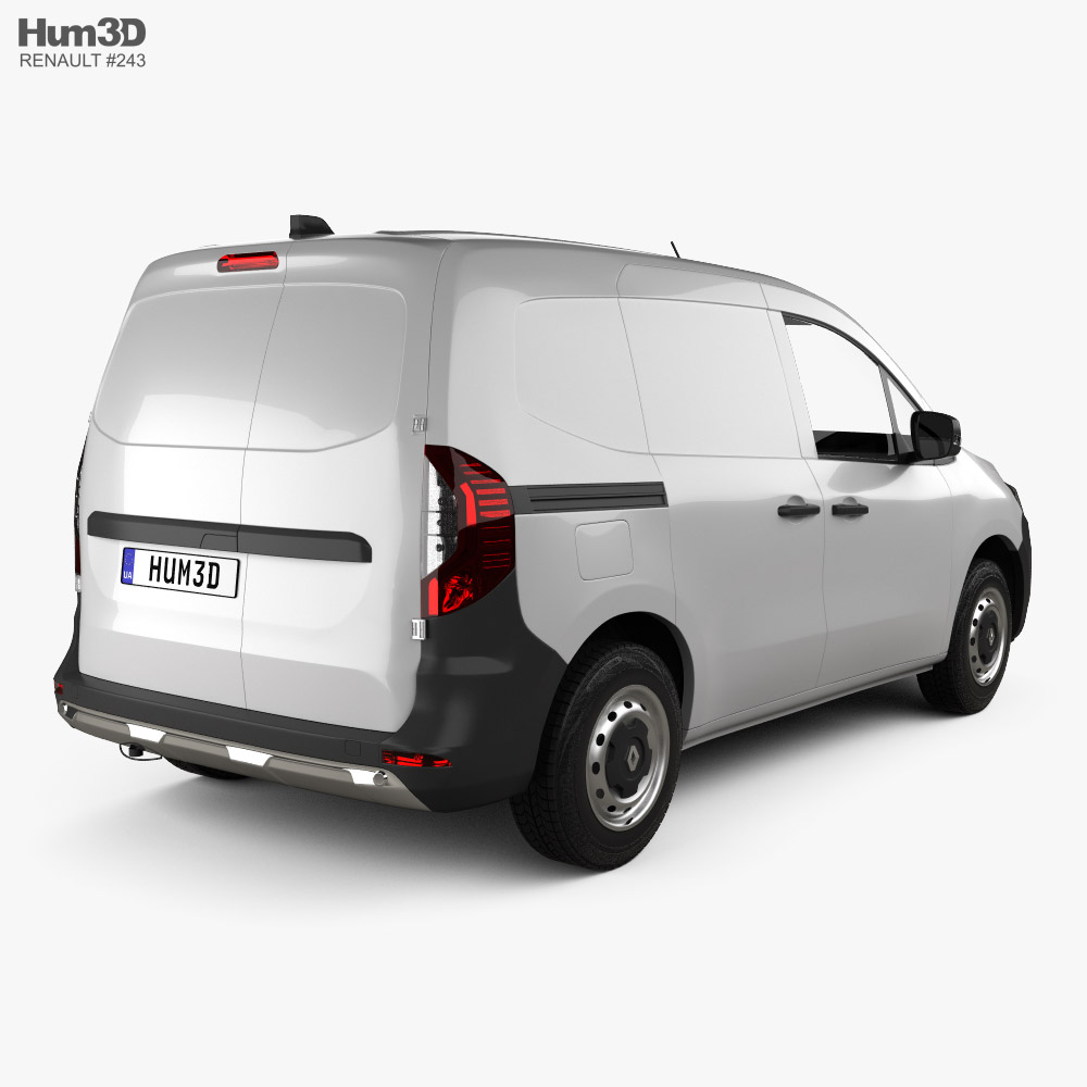 Renault Kangoo Van 2023 3D model - Download Van on 3DModels.org