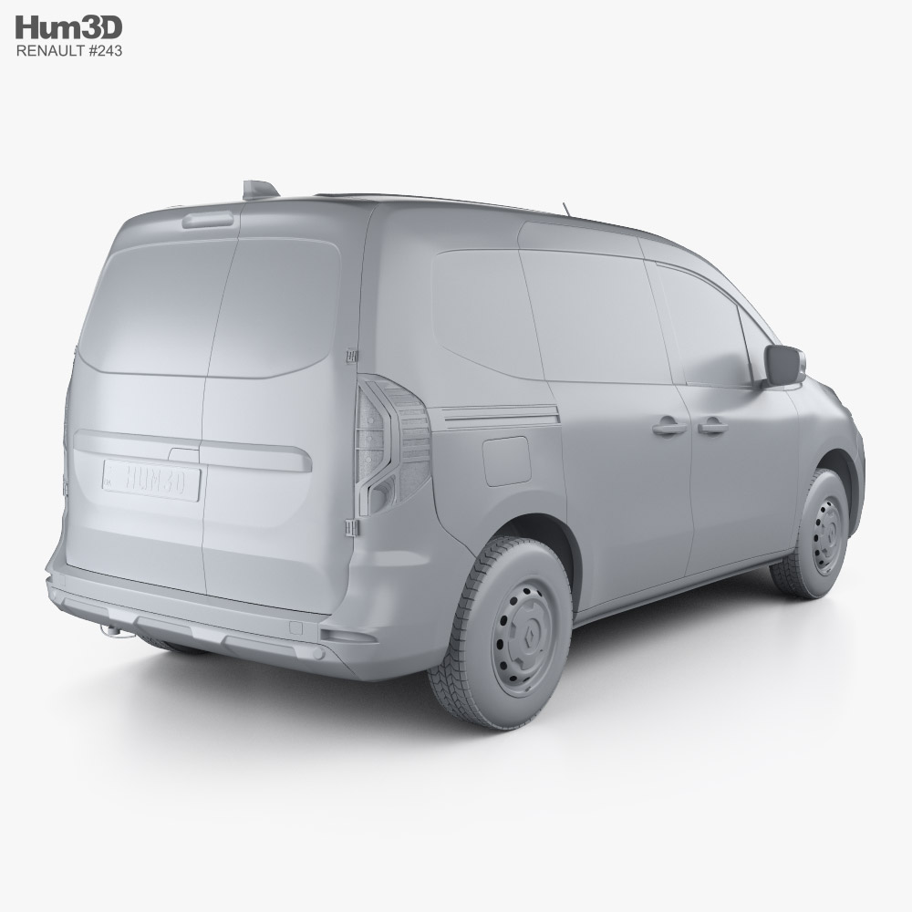 Renault Kangoo Van 2023 3D model - Download Van on 3DModels.org