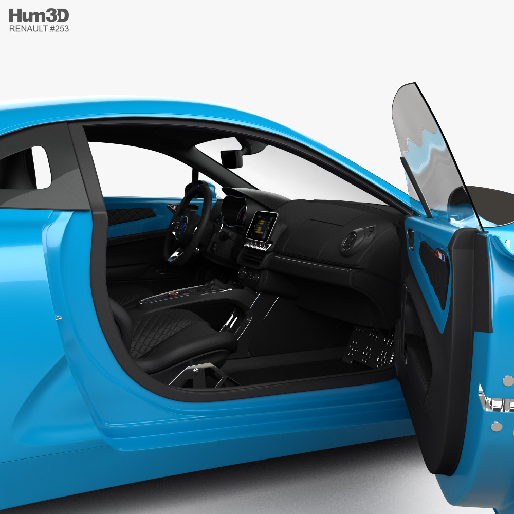 Renault Alpine A110 Premiere Edition with HQ interior 2020 3D model ...