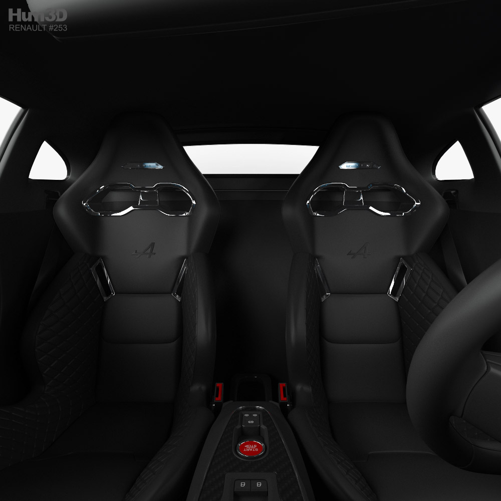 Renault Alpine A110 Premiere Edition with HQ interior 2020 3D model ...