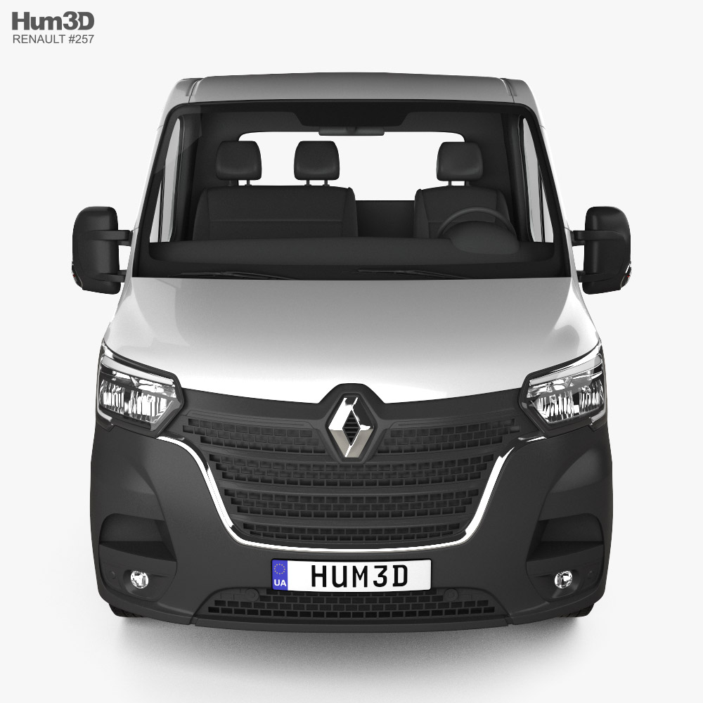 Renault Master Platform Cab L3 2023 3D model - Download Van on 3DModels.org