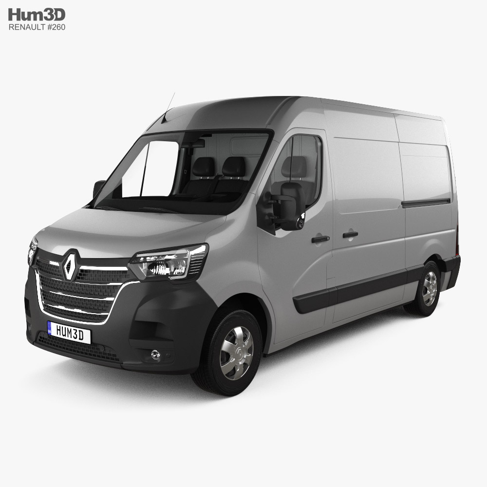 Renault Master Fourgon L2H2 avec Intérieur 2022 Modèle 3D - Télécharger ...
