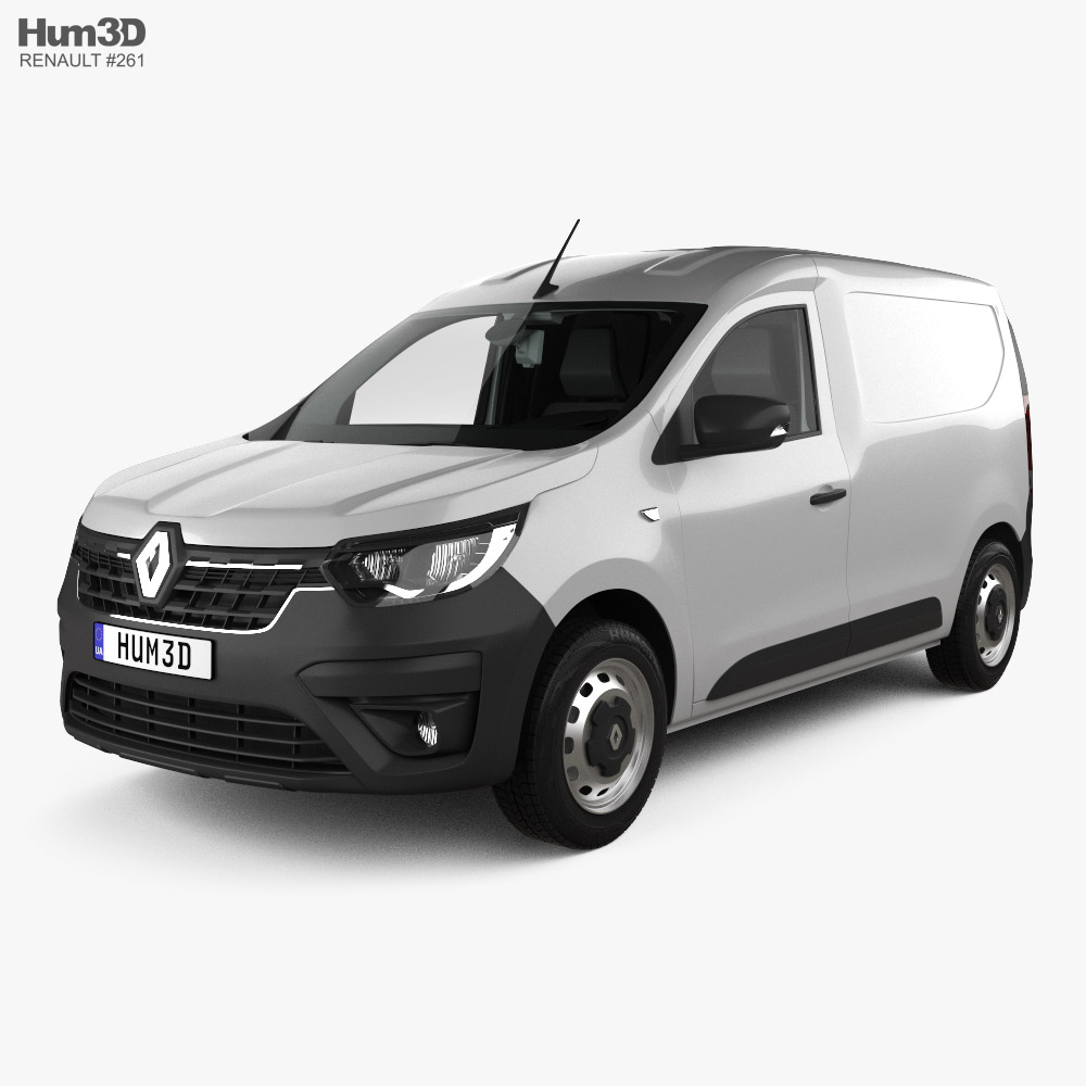 Renault Express Van with HQ interior 2024 3D model - Download Van on ...
