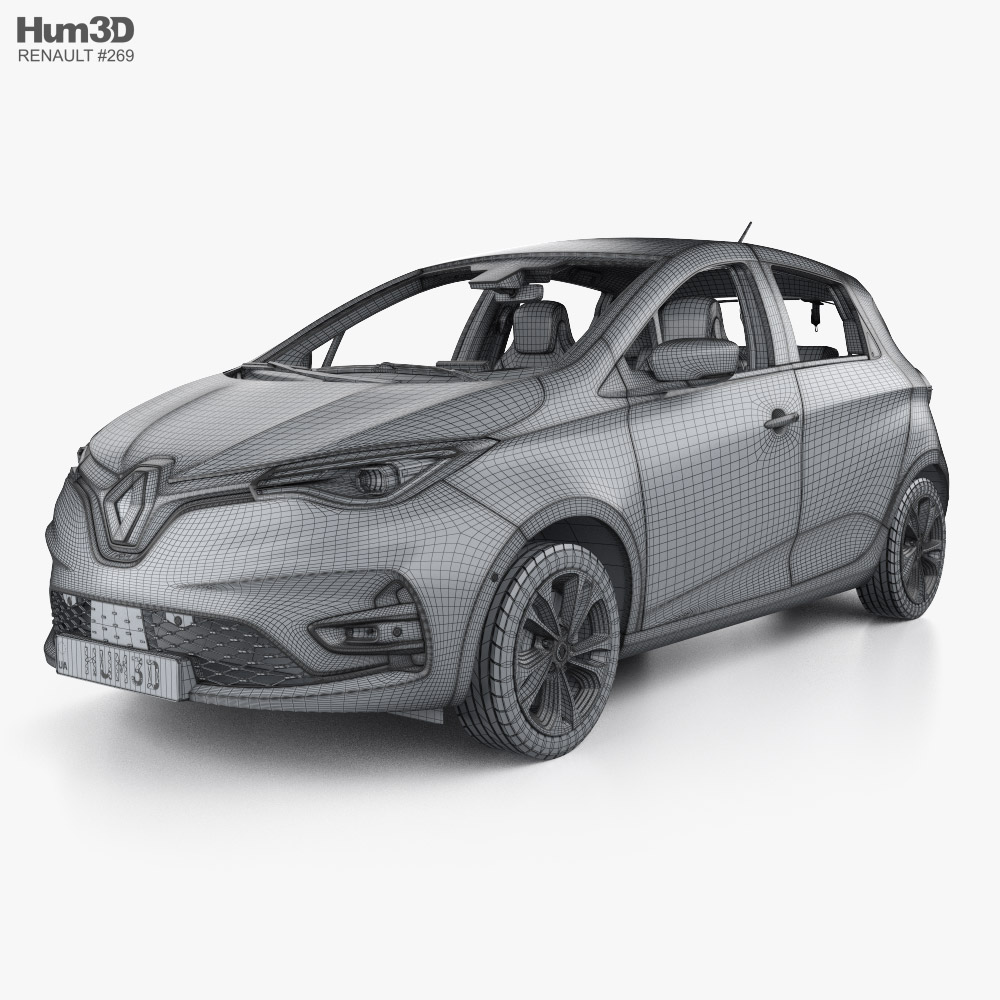 Renault Zoe con interior y motor 2023 Modelo 3D - Descargar Hatchback ...