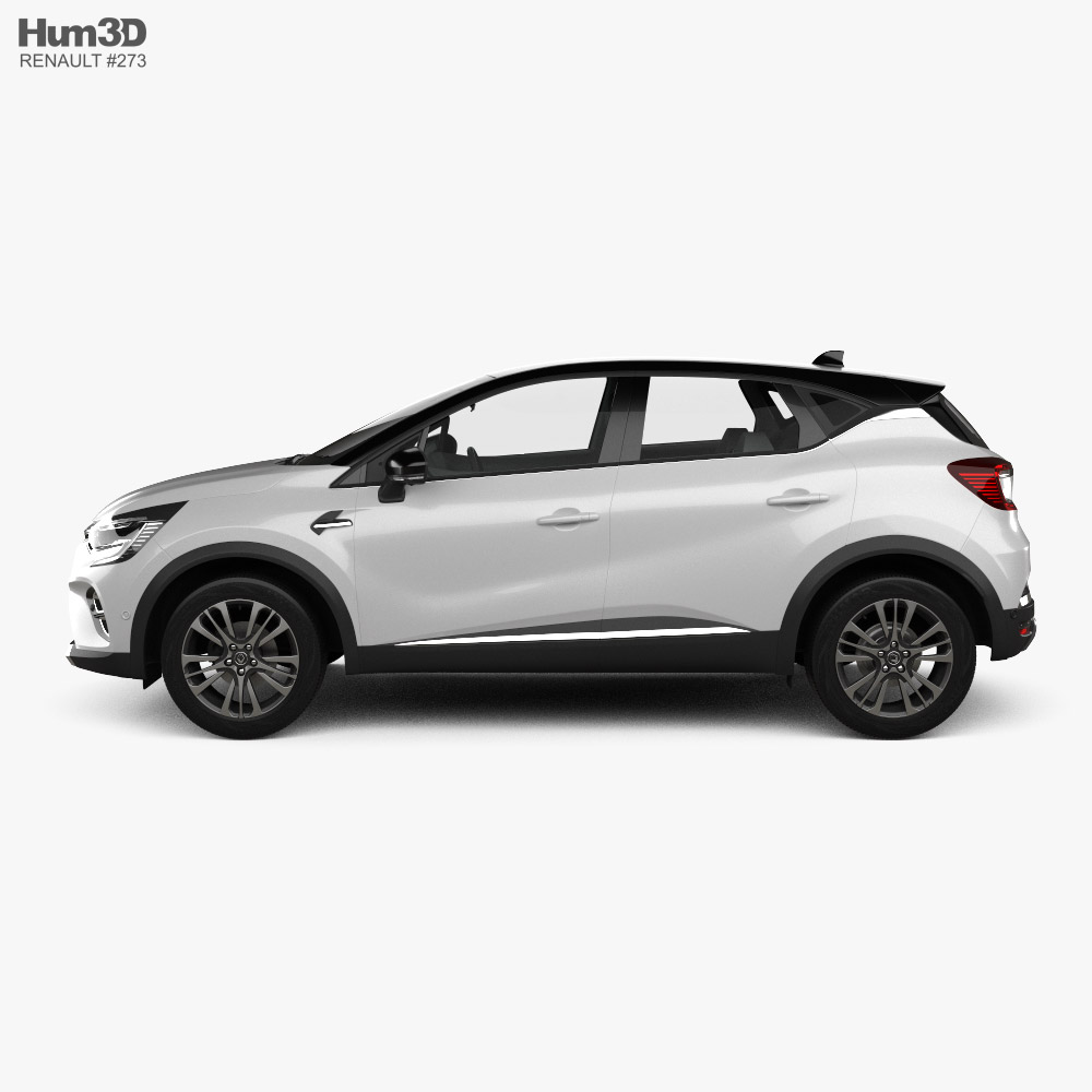 Renault Captur E-TECH hybrid Initiale Paris 2024 3D model - Download ...