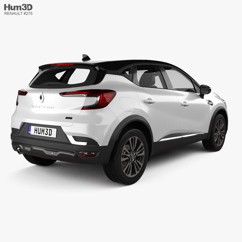 Renault Captur Initiale Paris 2022 3D model - Download Crossover SUV on ...