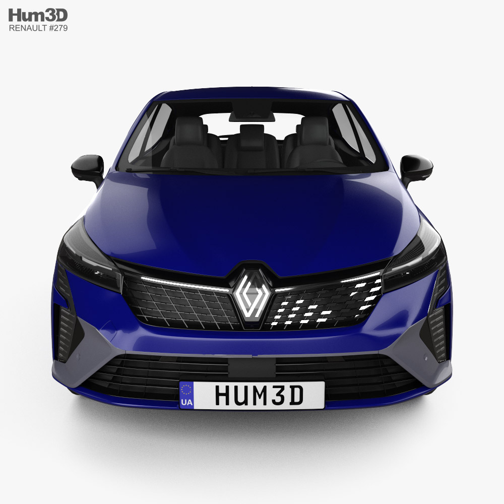 Renault Clio E-TECH Esprit Alpine 2025 3D model - Download Hatchback on ...
