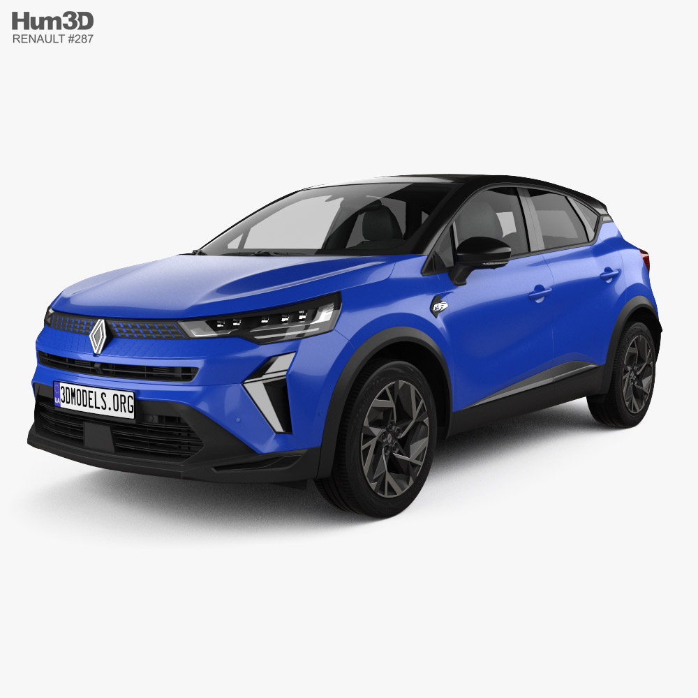 Renault Captur E-Tech Hybrid Esprit Alpine 2025 3D model - Download ...