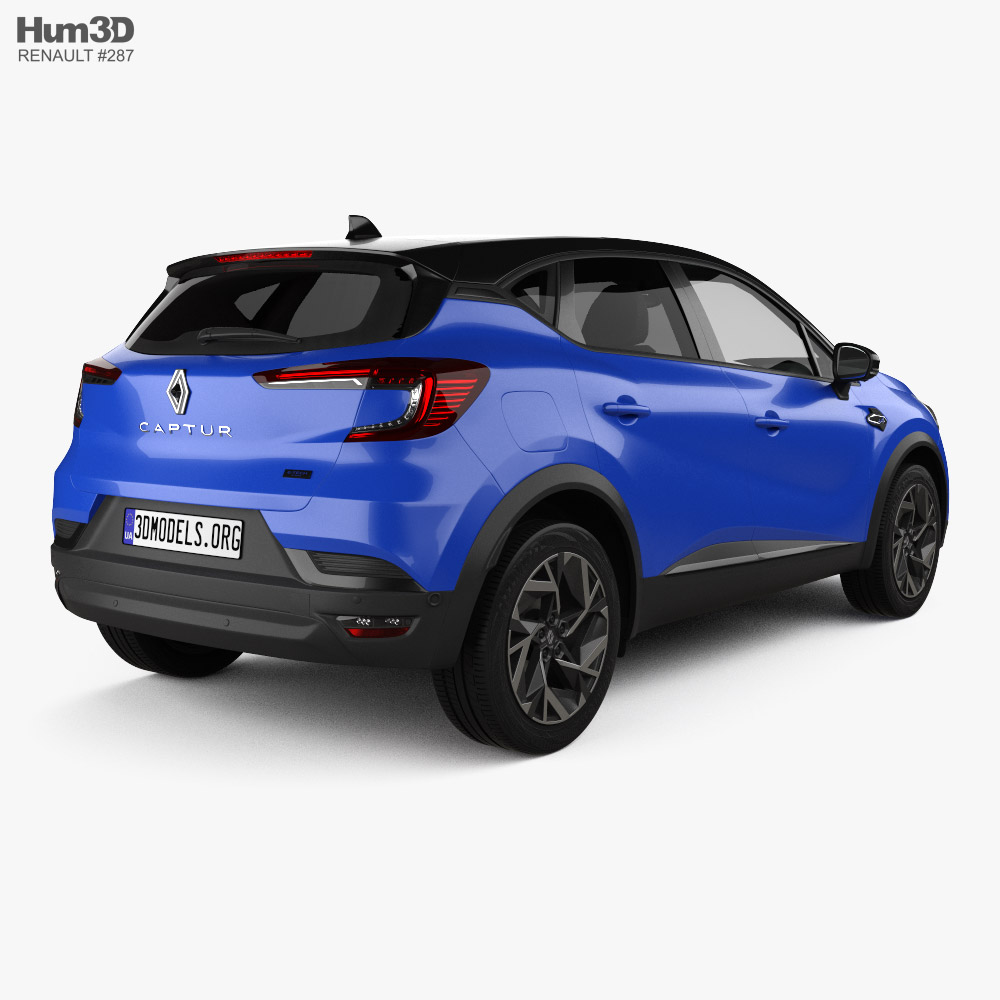 Renault Captur E-Tech Hybrid Esprit Alpine 2025 3D model - Download ...