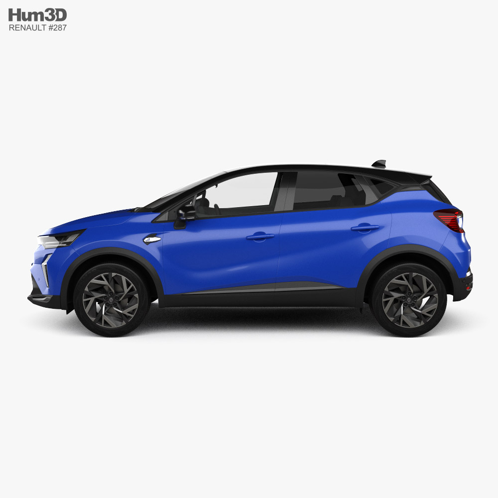 Renault Captur E-Tech Hybrid Esprit Alpine 2025 3D model - Download ...