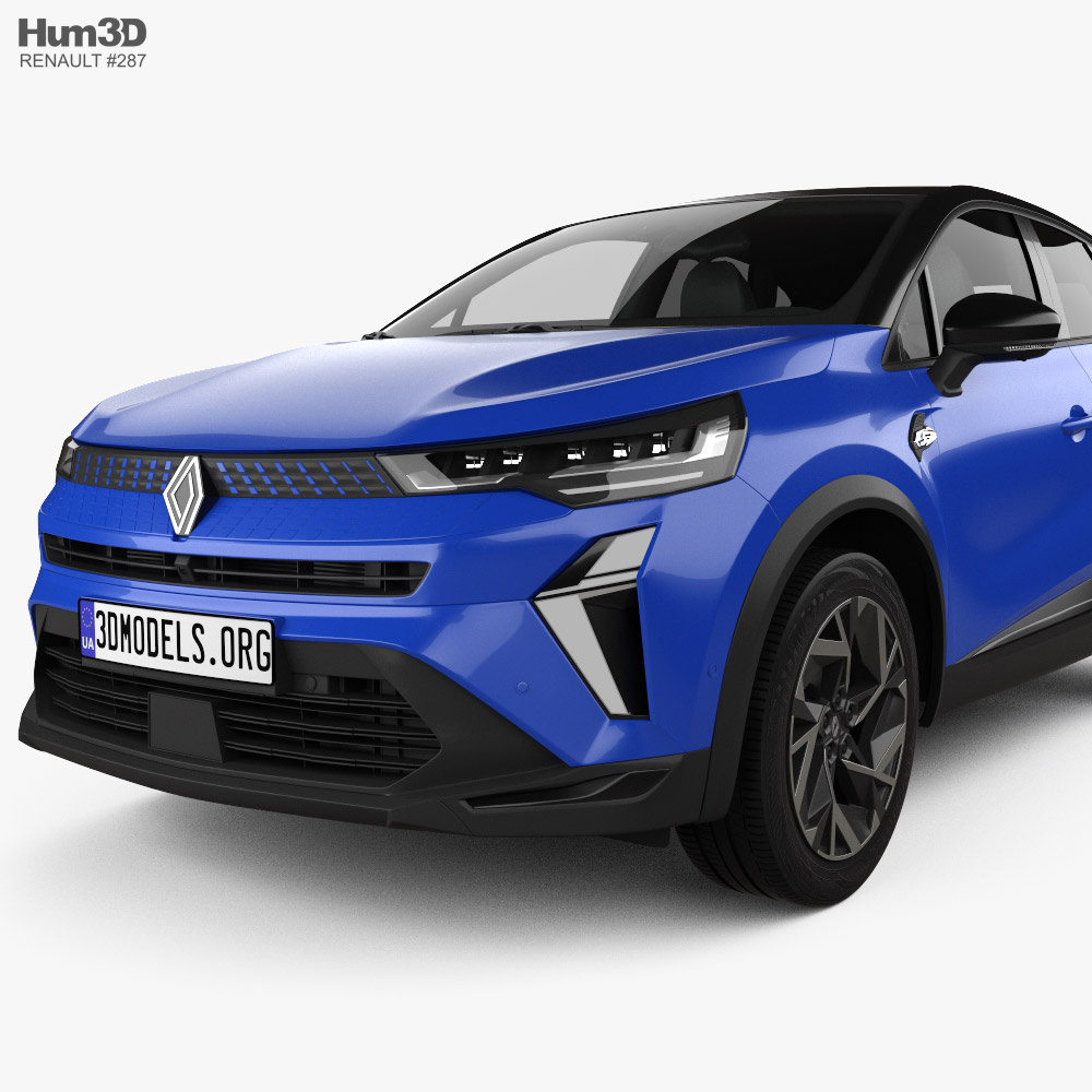 Renault Captur E-Tech Hybrid Esprit Alpine 2025 3D model - Download ...