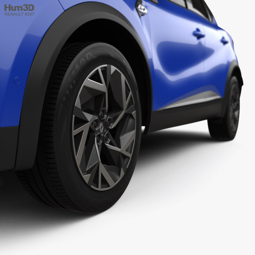 Renault Captur E-Tech Hybrid Esprit Alpine 2025 3D model - Download ...