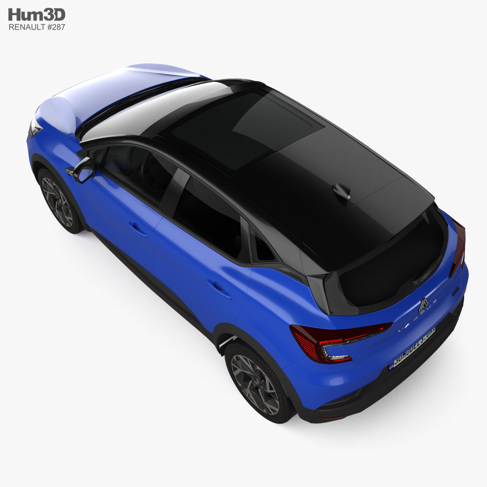 Renault Captur E-Tech Hybrid Esprit Alpine 2025 3D model - Download ...