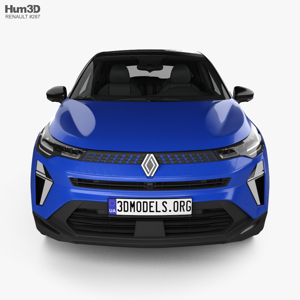 Renault Captur E-Tech Hybrid Esprit Alpine 2025 3D model - Download ...