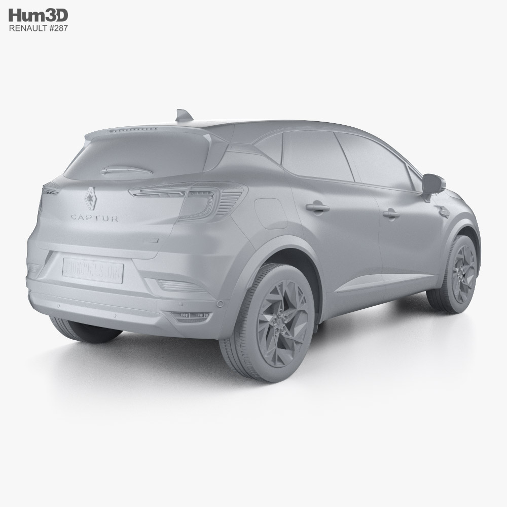 Renault Captur E-Tech Hybrid Esprit Alpine 2025 3D model - Download ...