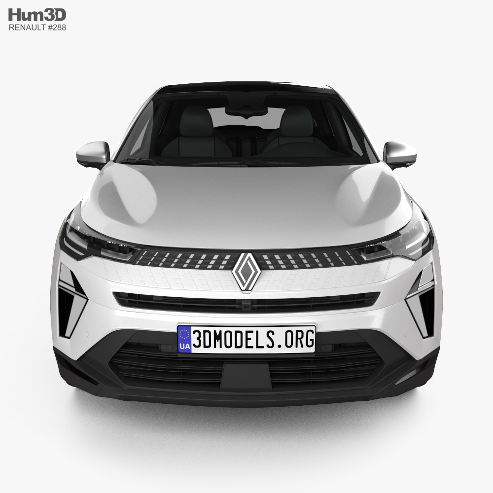 Renault Captur E-Tech Hybrid Techno 2025 3D model - Download Crossover ...