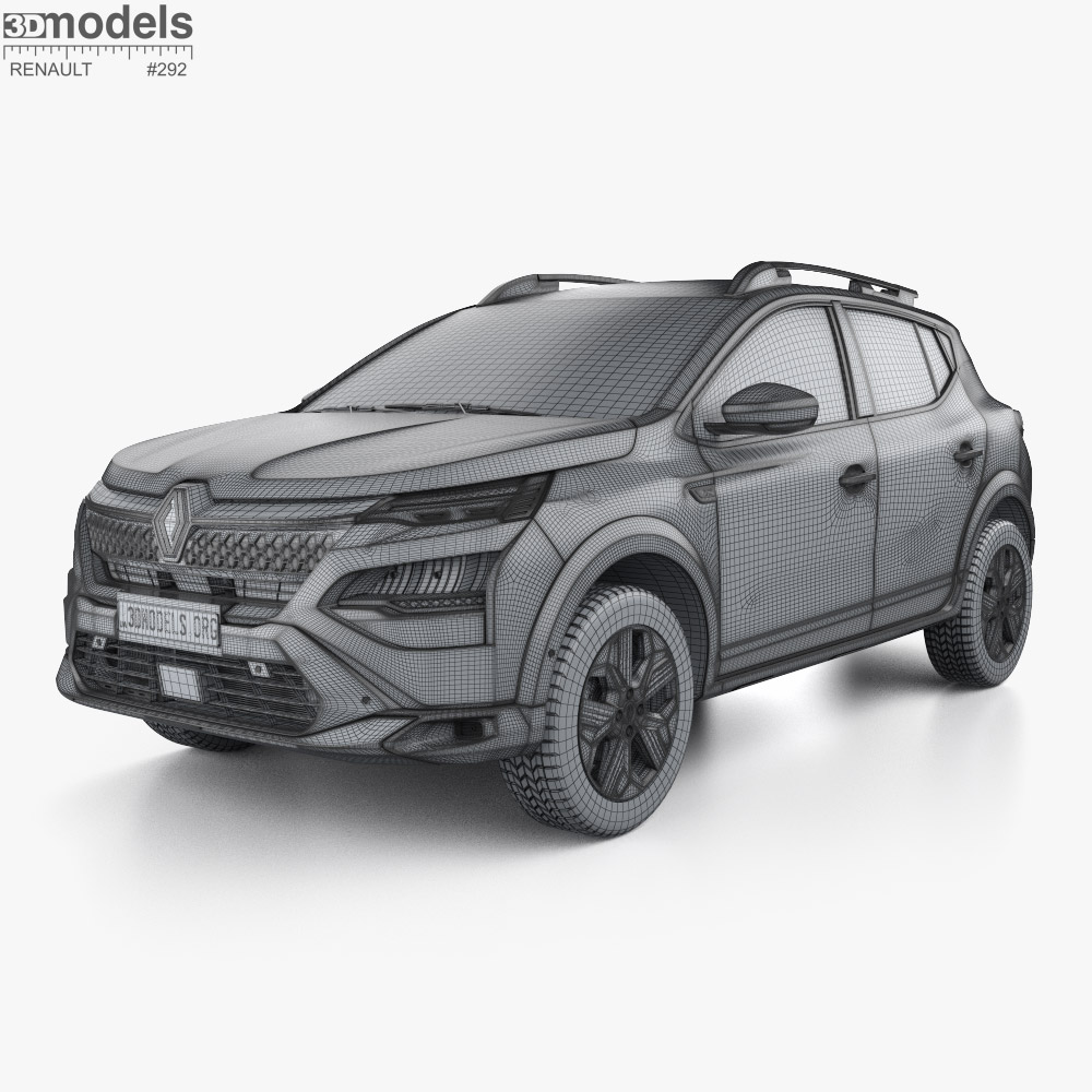 Renault Kardian Premiere edition 2025 3D model - Download Crossover SUV ...
