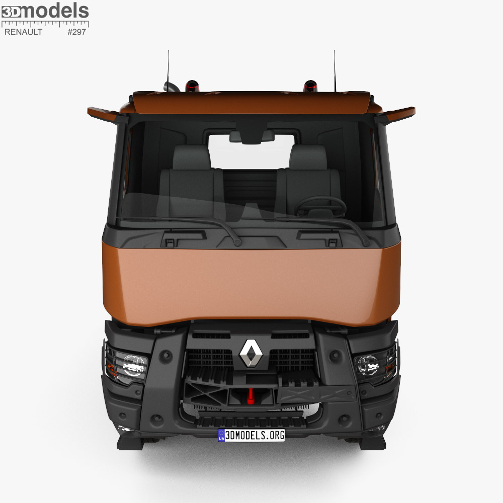 Renault K Camião Chassis 3 eixos 2025 Modelo 3D - Baixar Camião no ...