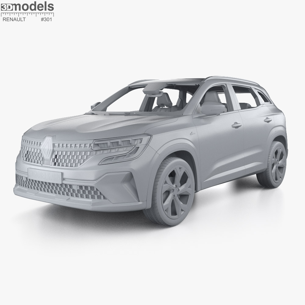 Renault Austral with HQ interior 2025 3D model - Download Crossover SUV ...