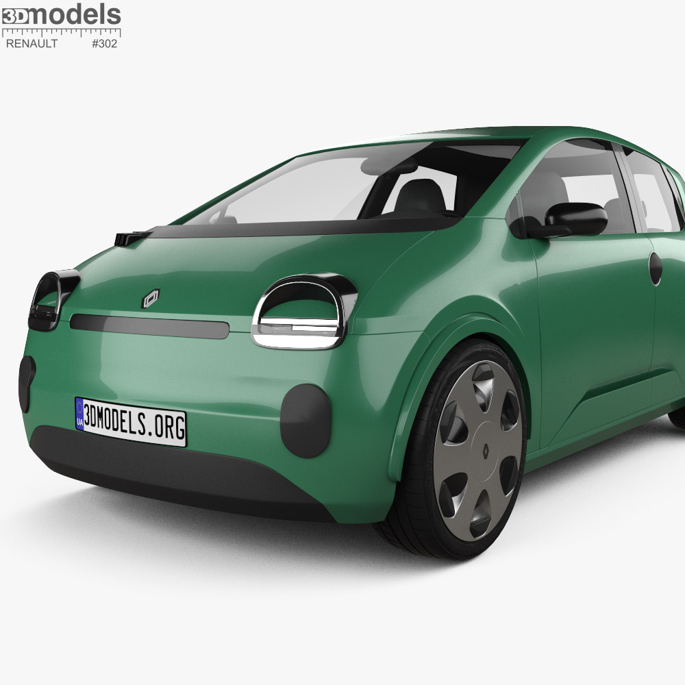Renault Twingo E Tech 2025 3D model - I-download Hatchback para sa ...