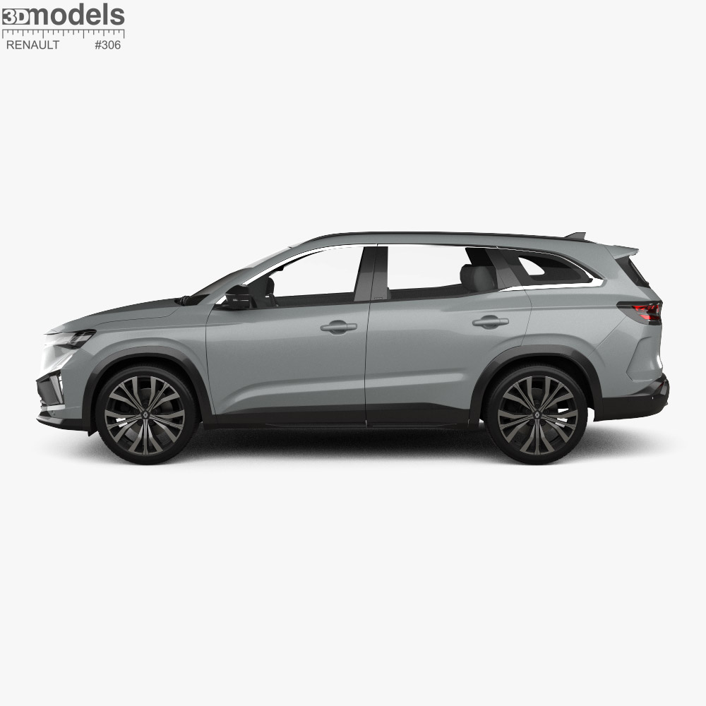 Renault Espace E-Tech 2025 3D model - Download Crossover SUV on ...