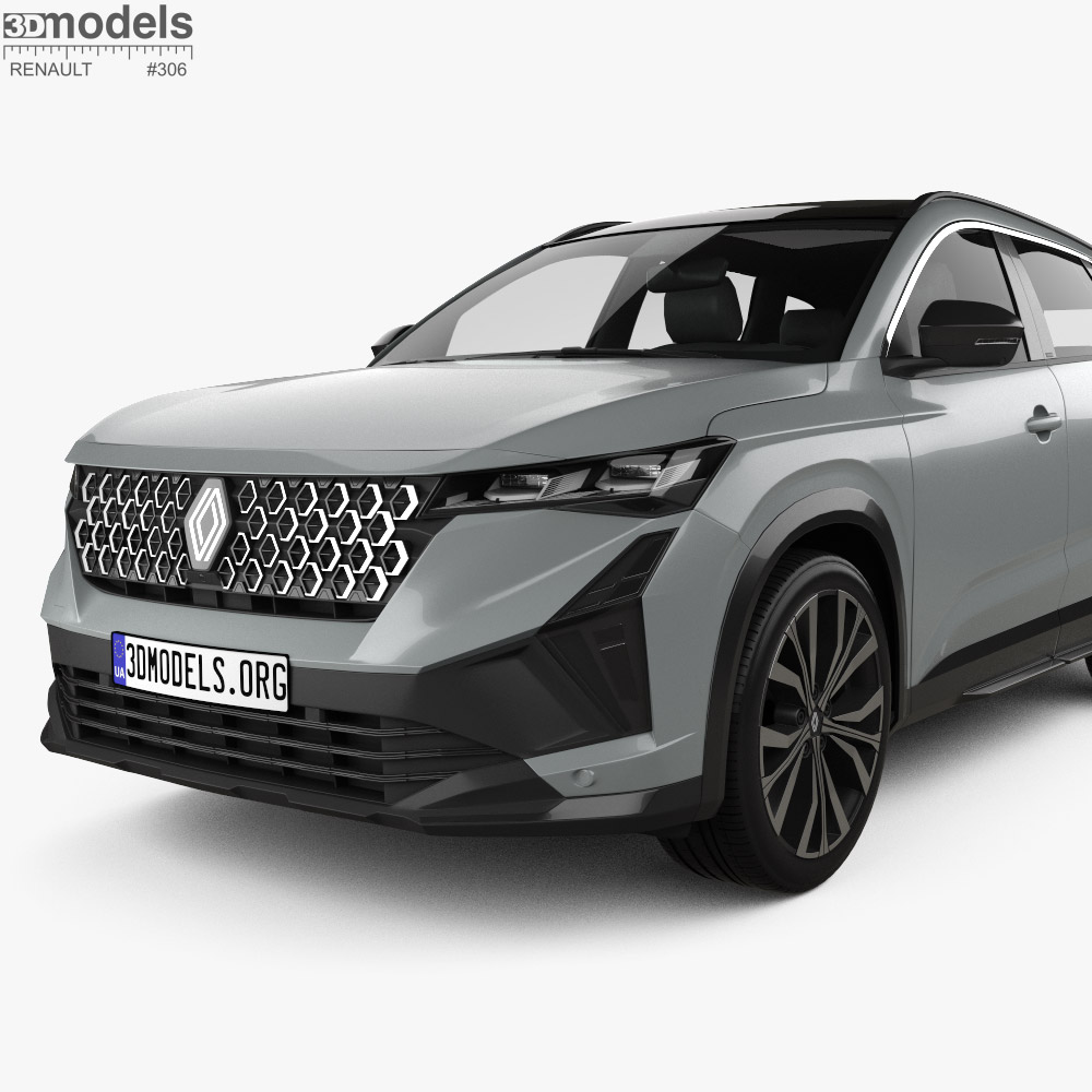Renault Espace E-Tech 2025 3D model - Download Crossover SUV on ...
