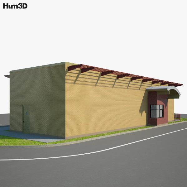 Starbucks Restaurante 02 Modelo 3D - Descargar Commercial Building on ...