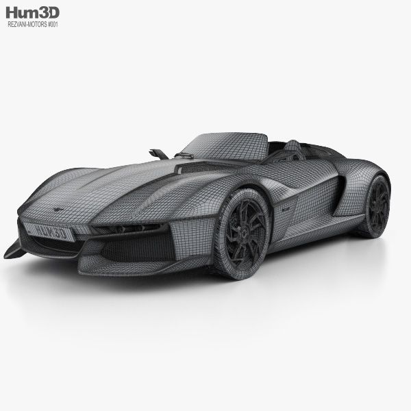 Rezvani Motors Beast 2018 3D model - Download Sports car on 3DModels.org