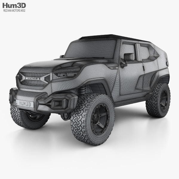 Rezvani Motors Tank 2021 3D model - Download Crossover SUV on 3DModels.org