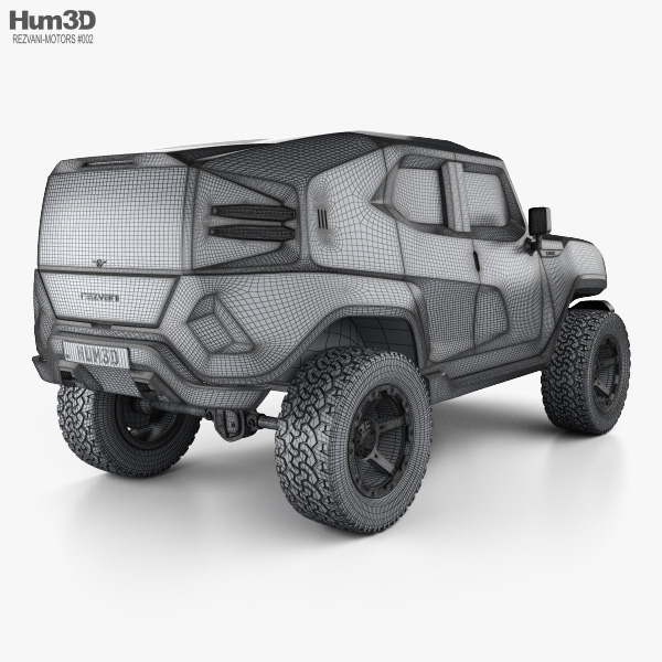 Rezvani Motors Tank 2021 3D model - Download Crossover SUV on 3DModels.org