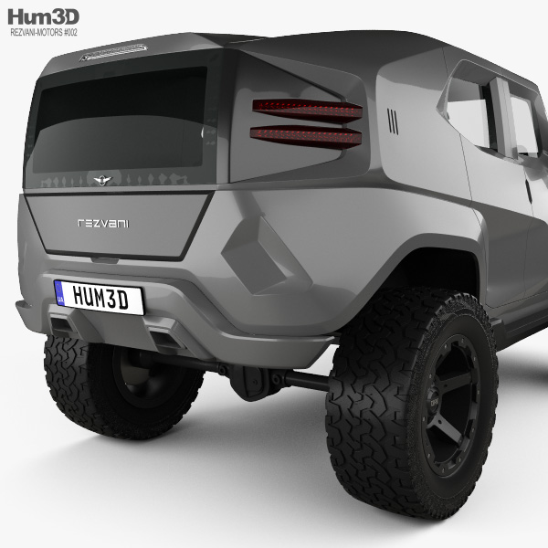 Rezvani Motors Tank 2021 3D model - Download Crossover SUV on 3DModels.org