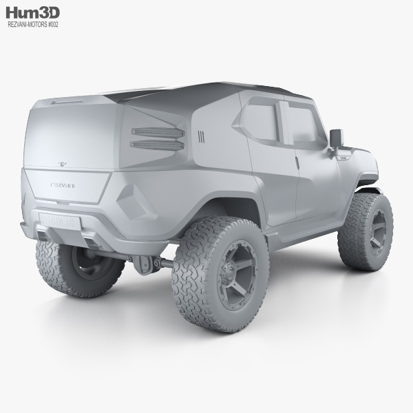 Rezvani Motors Tank 2021 3D model - Download Crossover SUV on 3DModels.org