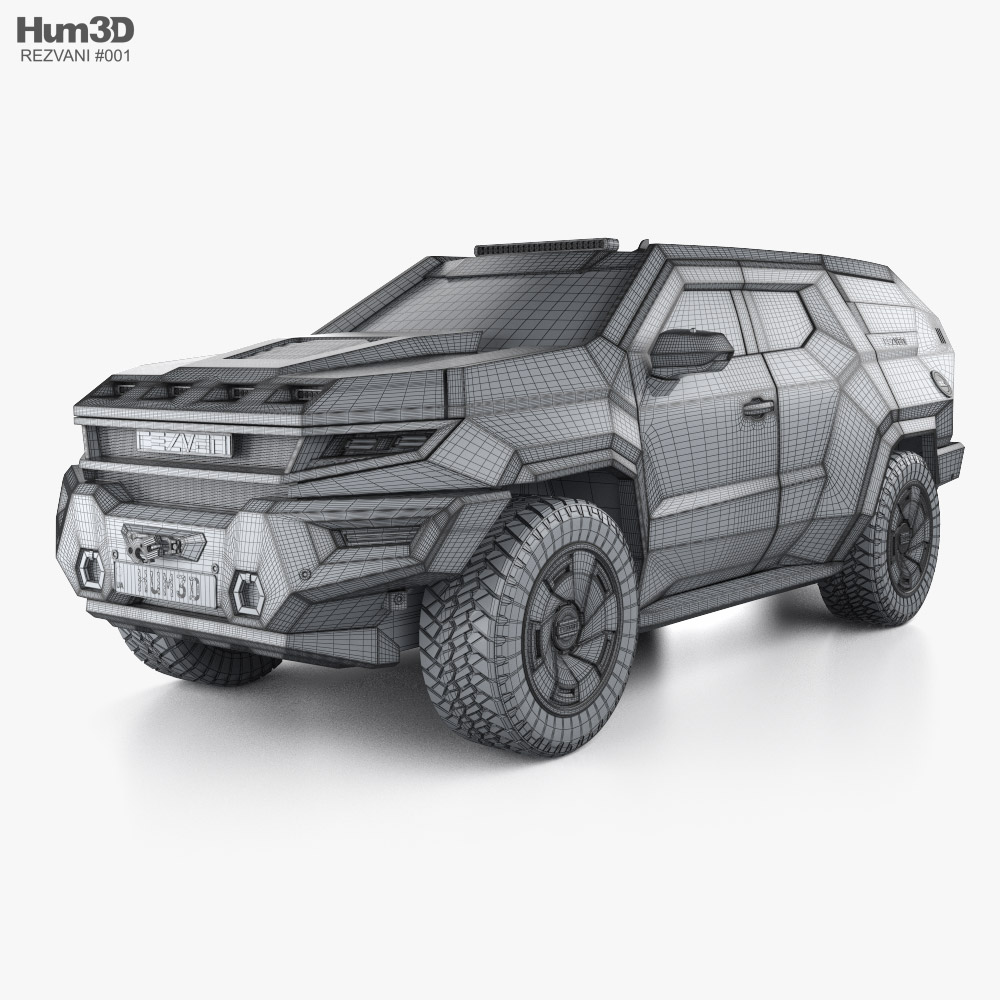 Rezvani-Motors Vengeance 2025 Modelo 3D - Baixar Crossover SUV no ...