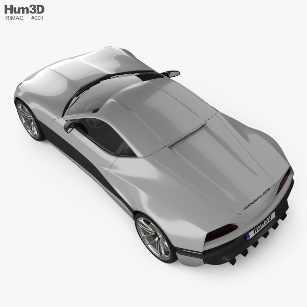Rimac Concept One 2017 3D model - Download Sports car on 3DModels.org