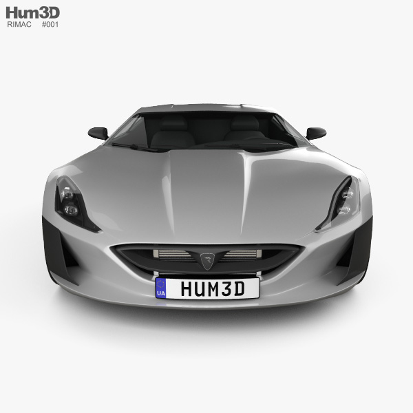 Rimac Concept One 2017 3D model - Download Sports car on 3DModels.org