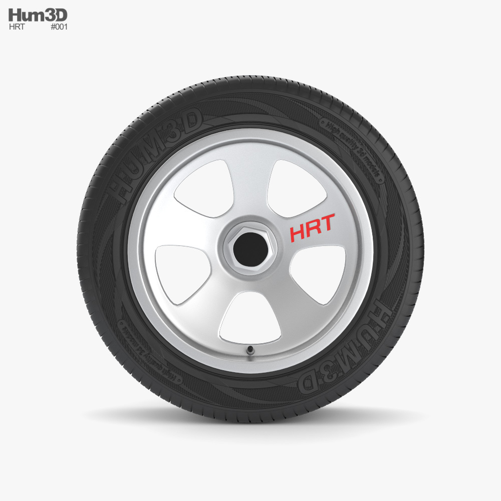 HRT Rim 001 3D model - Download Wheels on 3DModels.org