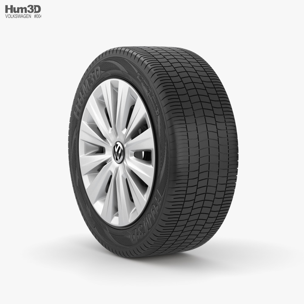 Volkswagen Golf Rim 003 3D model - Download Wheels on 3DModels.org