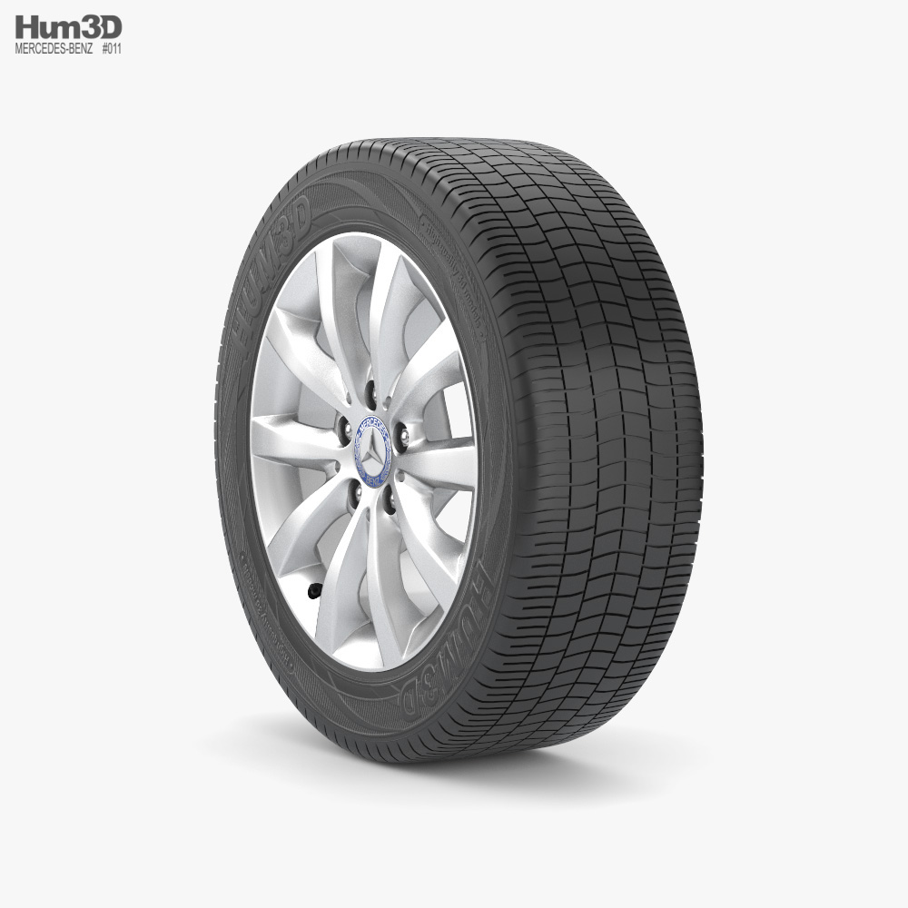 Mercedes-Benz A-class Rim 002 3D model - Download Wheels on 3DModels.org