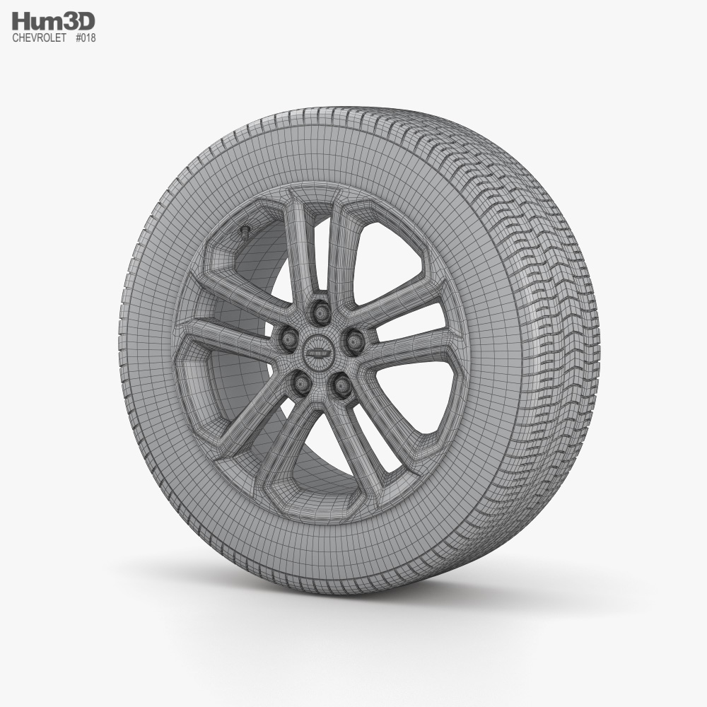 Chevrolet Trax 16 inch rim 001 3D model - Download Wheels on 3DModels.org