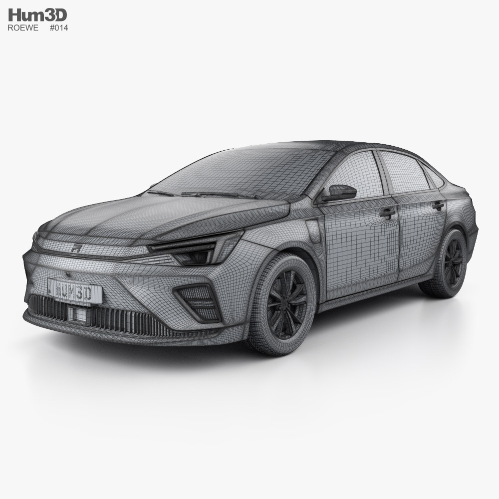 Roewe ER6 2023 3D model - Download Crossover SUV on 3DModels.org