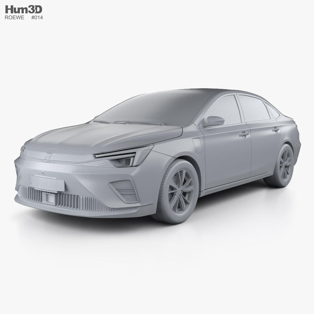 Roewe ER6 2023 3D model - Download Crossover SUV on 3DModels.org