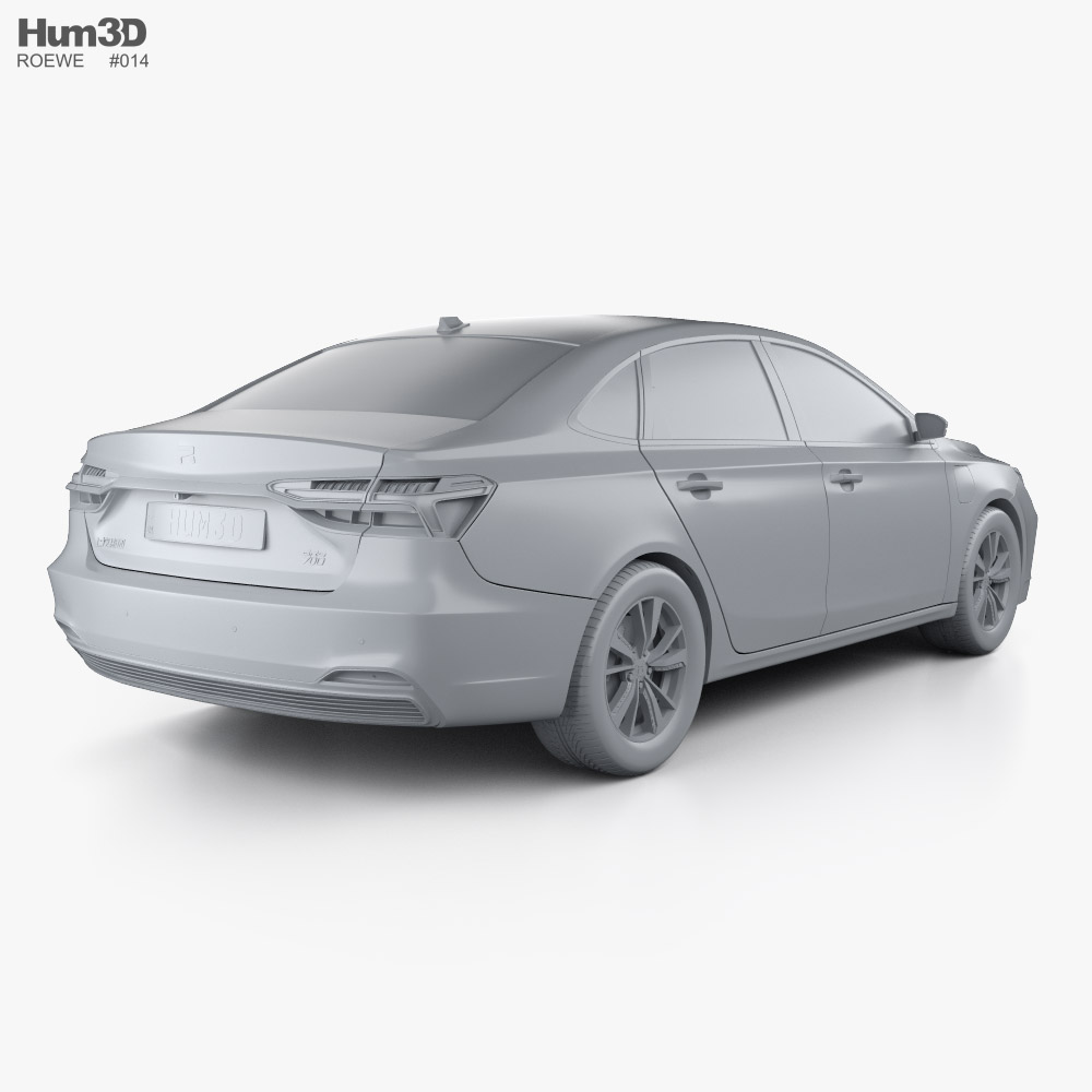 Roewe ER6 2023 3D model - Download Crossover SUV on 3DModels.org